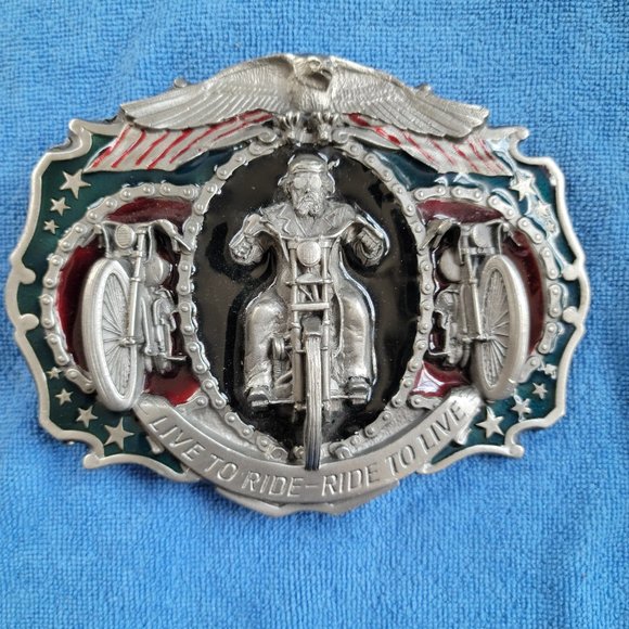 Accessories | Live To Ride Belt Buckle | Poshmark